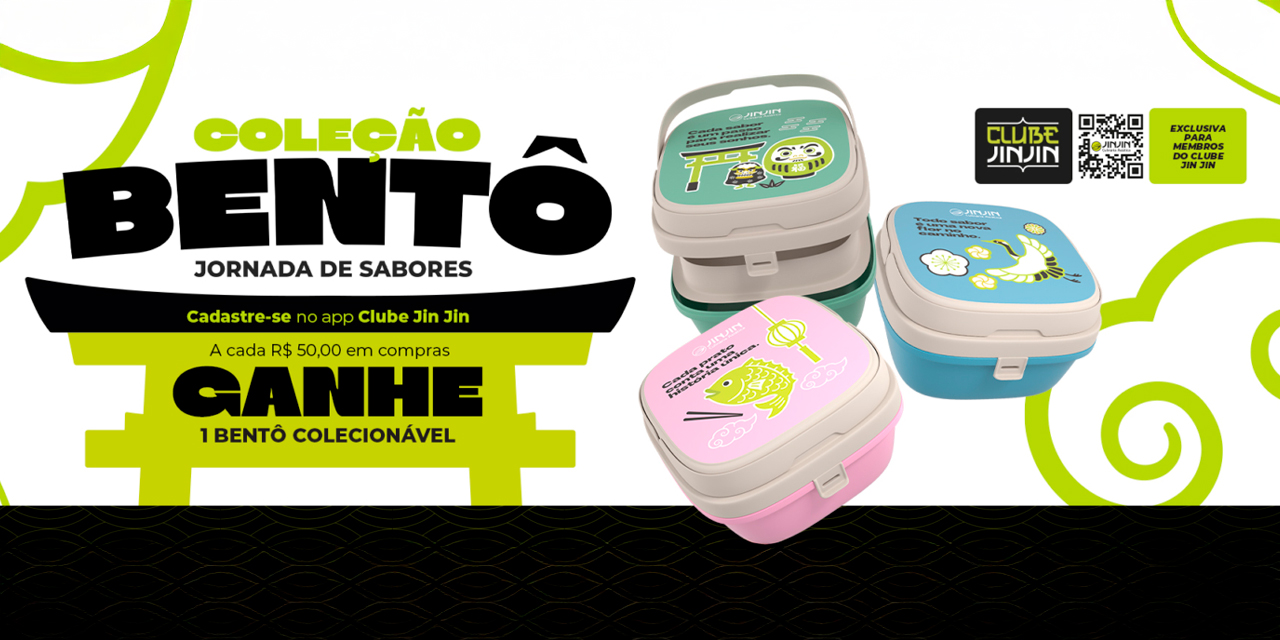 Jin Jin apresenta linha de bentôs colecionáveis em nova promoção ...