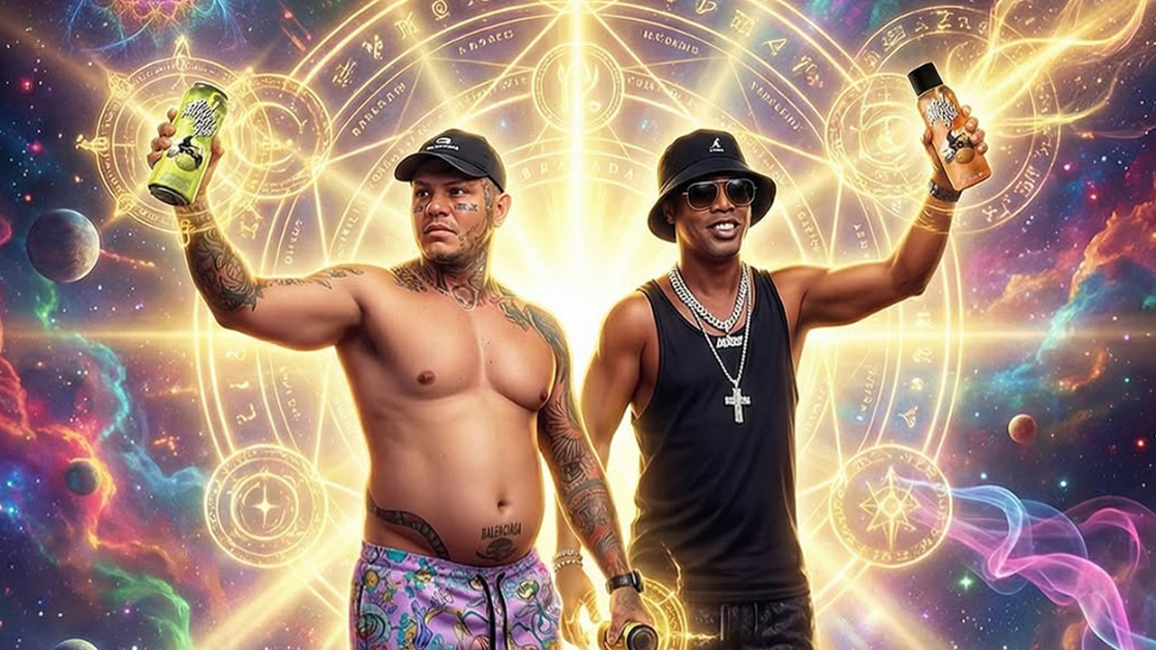 Ronaldinho Gaúcho e Toguro anunciam drink Abracadabra™ - Publicitários ...
